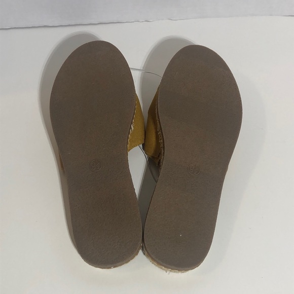 Universal Thread | Shoes | Womens Mustard Yellow Knot Open Toe Sandals ...